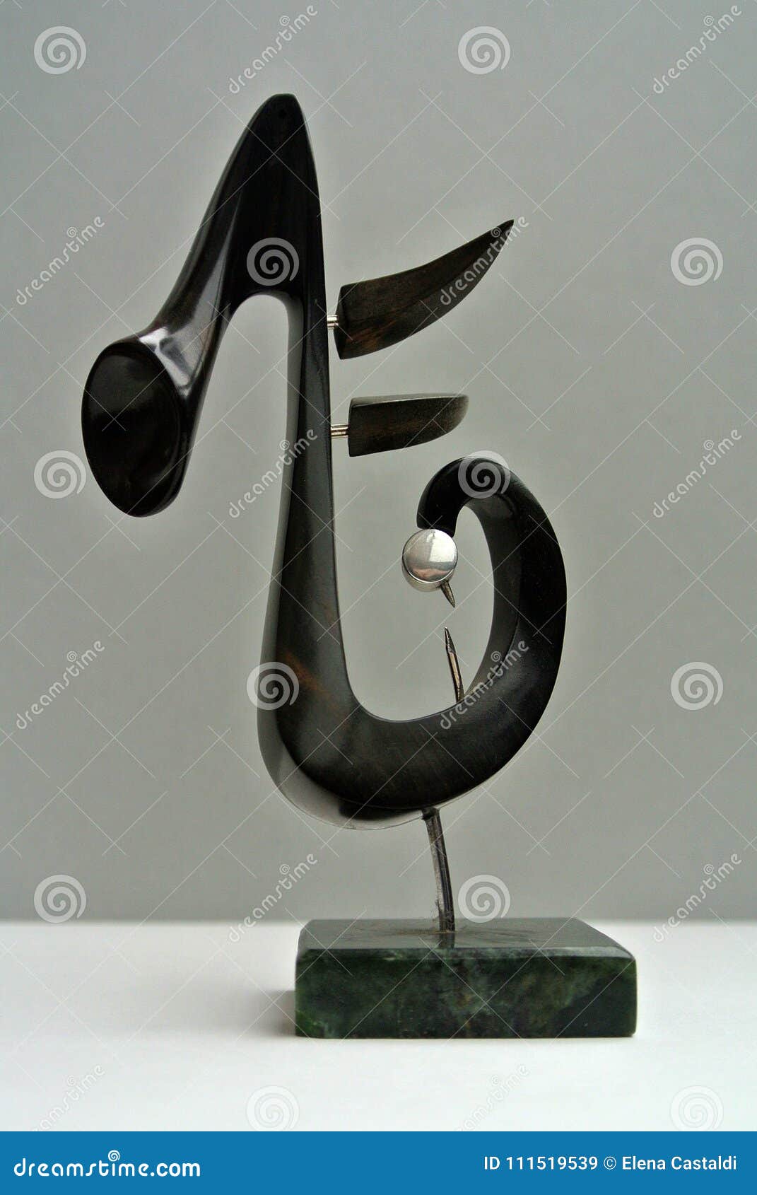 Object Representing a Musical Note Stock Image - Image of composition ...