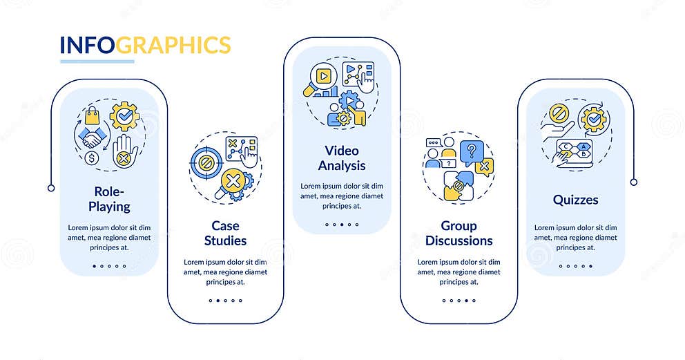 Objection Handling Training Rectangle Infographic Template Stock Vector ...