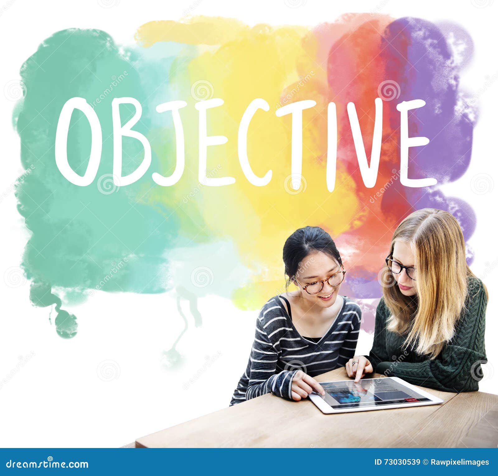 Objective Aim Direction Motivation Plan Target Concept Stock Image ...