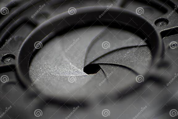 Objective Aperture Blades, Camera Lens Aperture Close Up Macro with ...