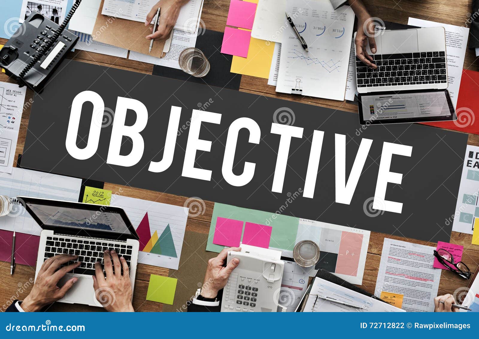 Objective Development Intention Purpose Vision Concept Stock Photo ...