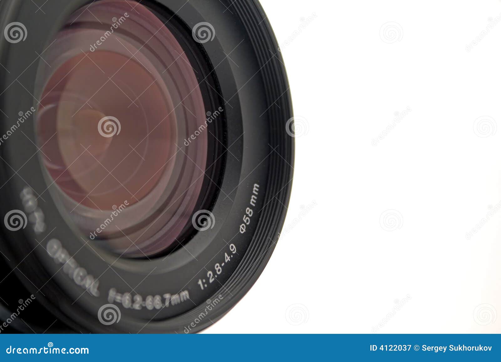 Objective of a Digital Camera Stock Image - Image of aperture, optical ...