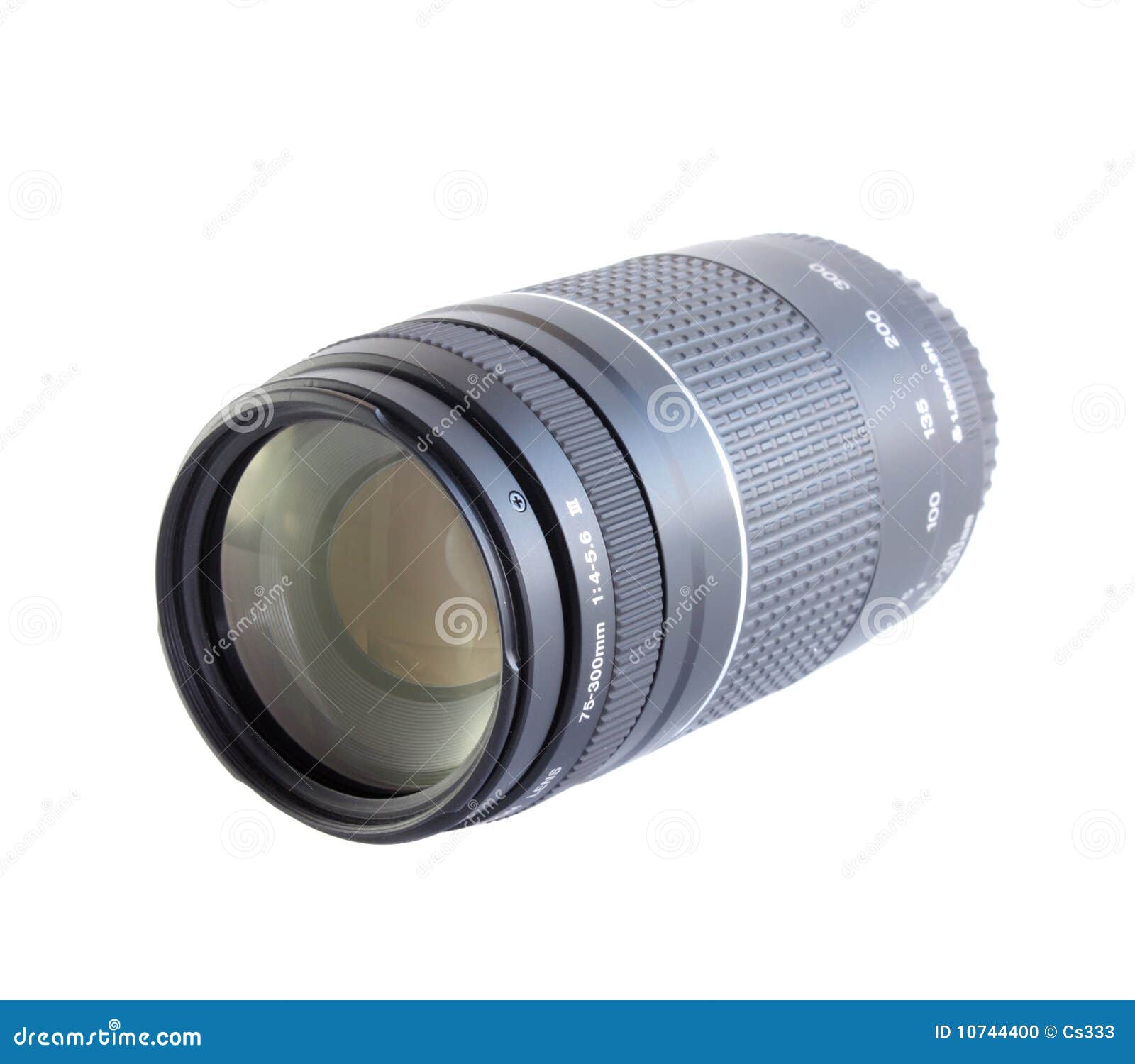 Objective isolated. stock photo. Image of white, focusing - 10744400