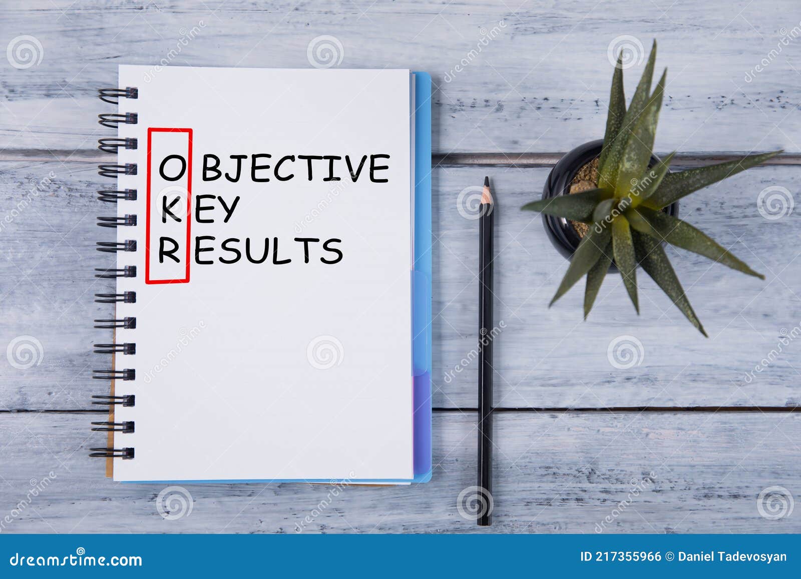 Objective key results text stock photo. Image of word - 217355966