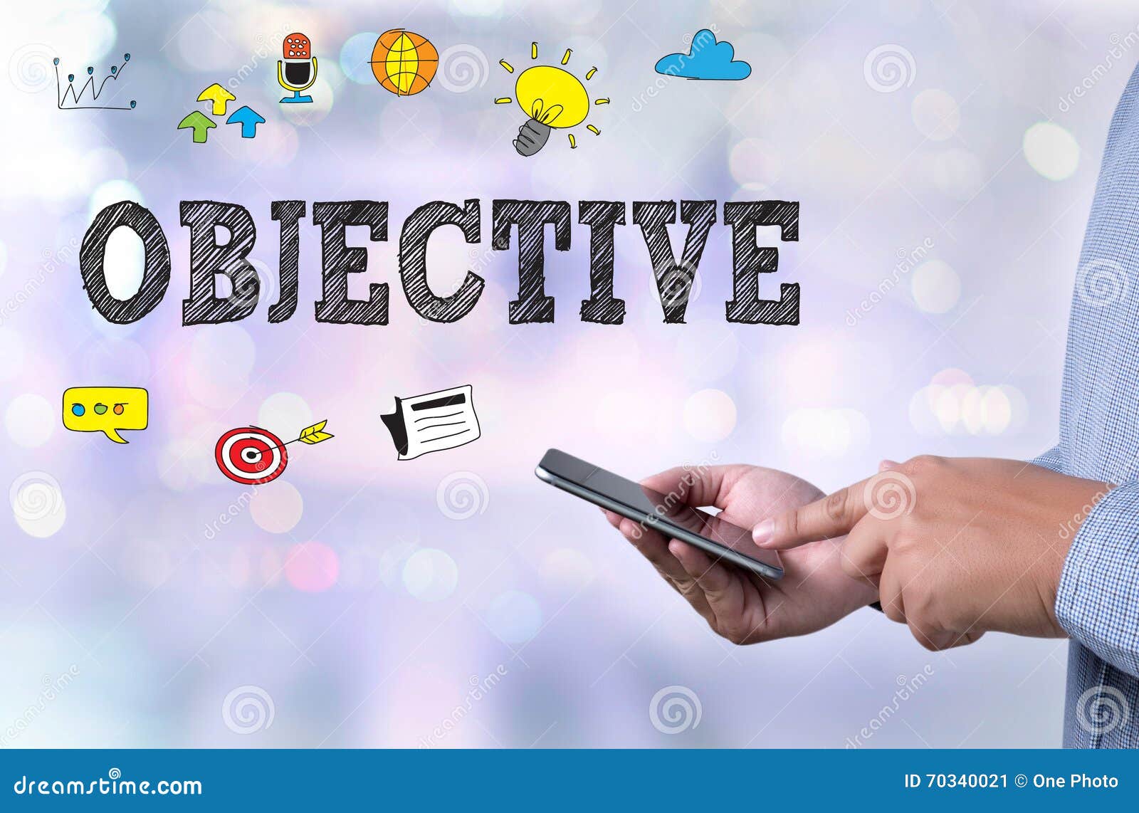 OBJECTIVE stock image. Image of center, idea, accuracy - 70340021