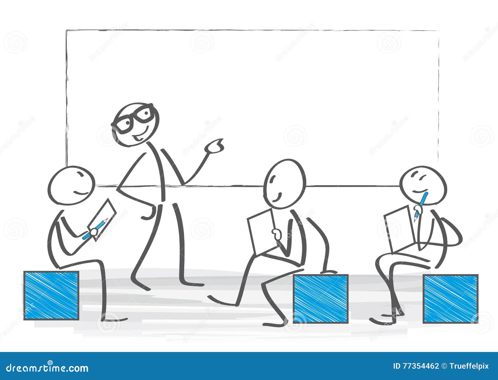 Objective planning concept stock illustration. Illustration of figure ... Objective planning concept stock illustration. Illustration of figure ...