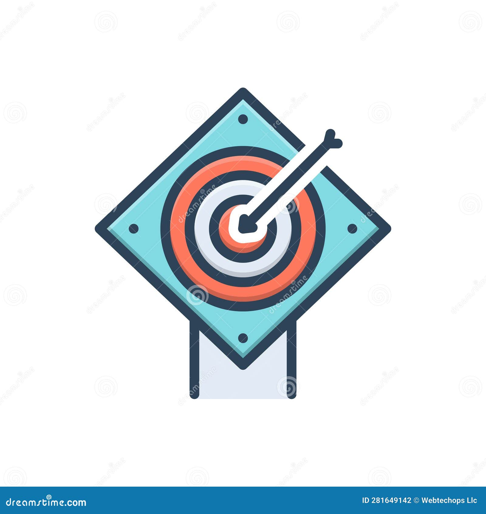 OKR Icon, Objectives And Key Results, Line Design Vector Illustration ...