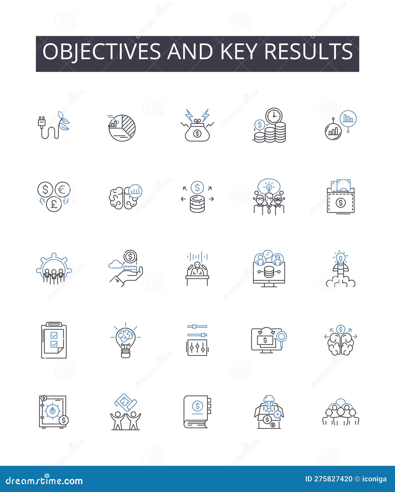 Objectives and Key Results Line Icons Collection. Targets, Goals, Aims ... Objectives and Key Results Line Icons Collection. Targets, Goals, Aims ...