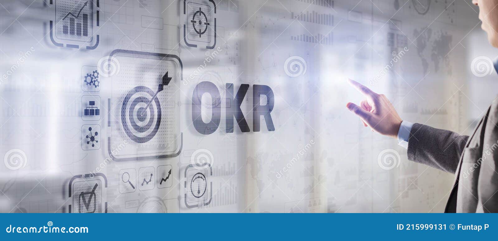 Objectives and Key Results OKR. Methods for Project Management Stock ...