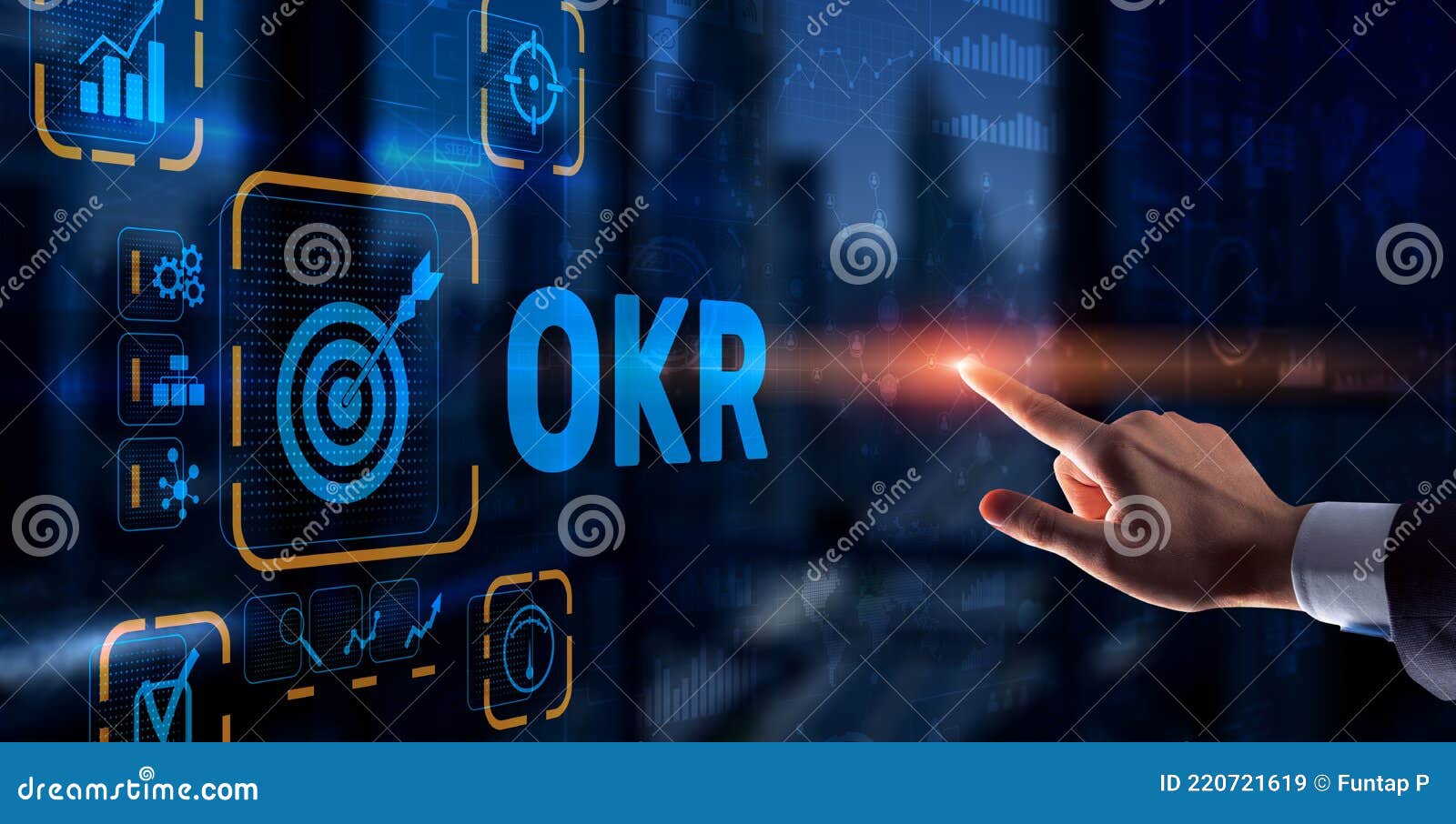 Objectives and Key Results OKR. Methods for Project Management Stock ...