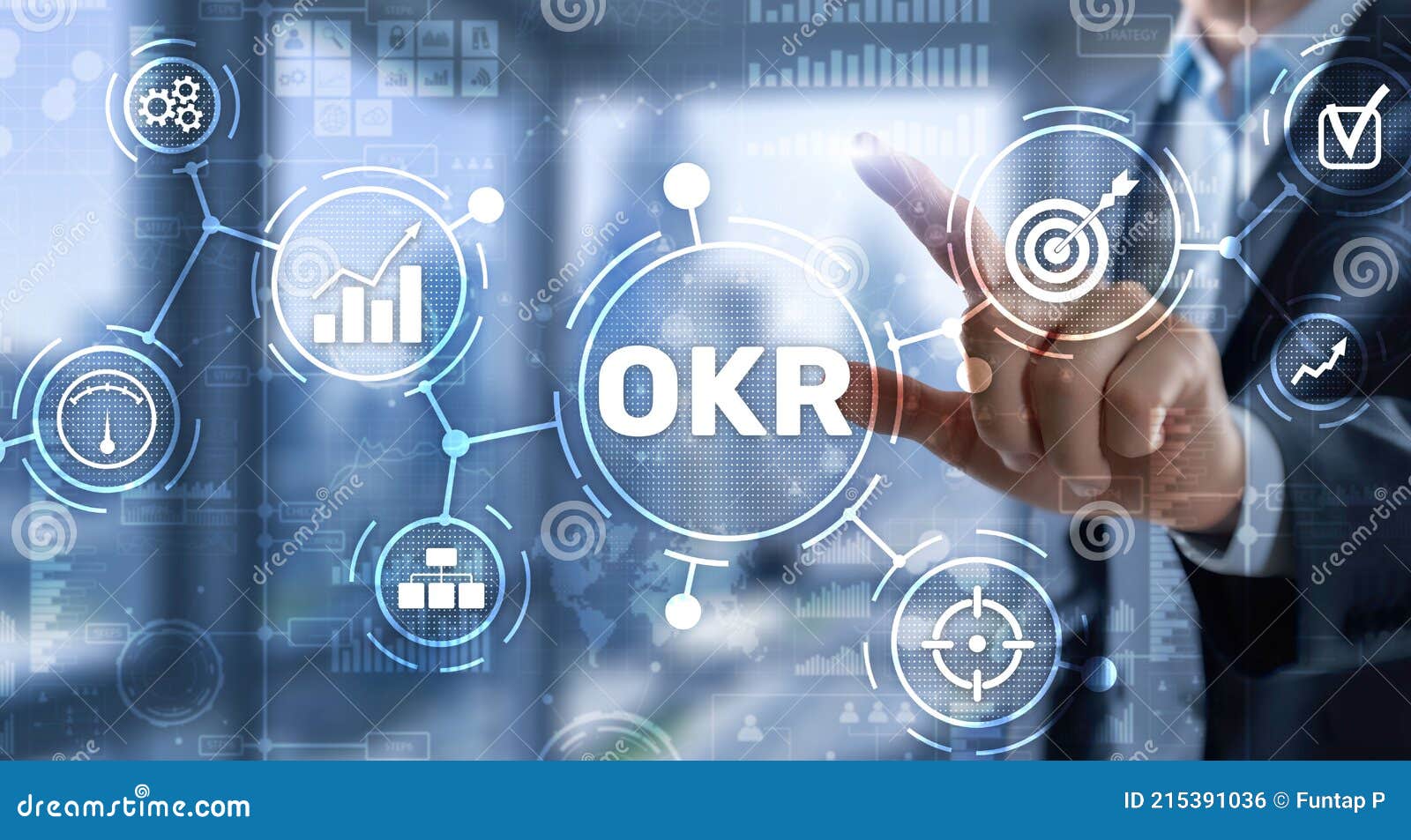 Objectives and Key Results OKR. Methods for Project Management Stock ...