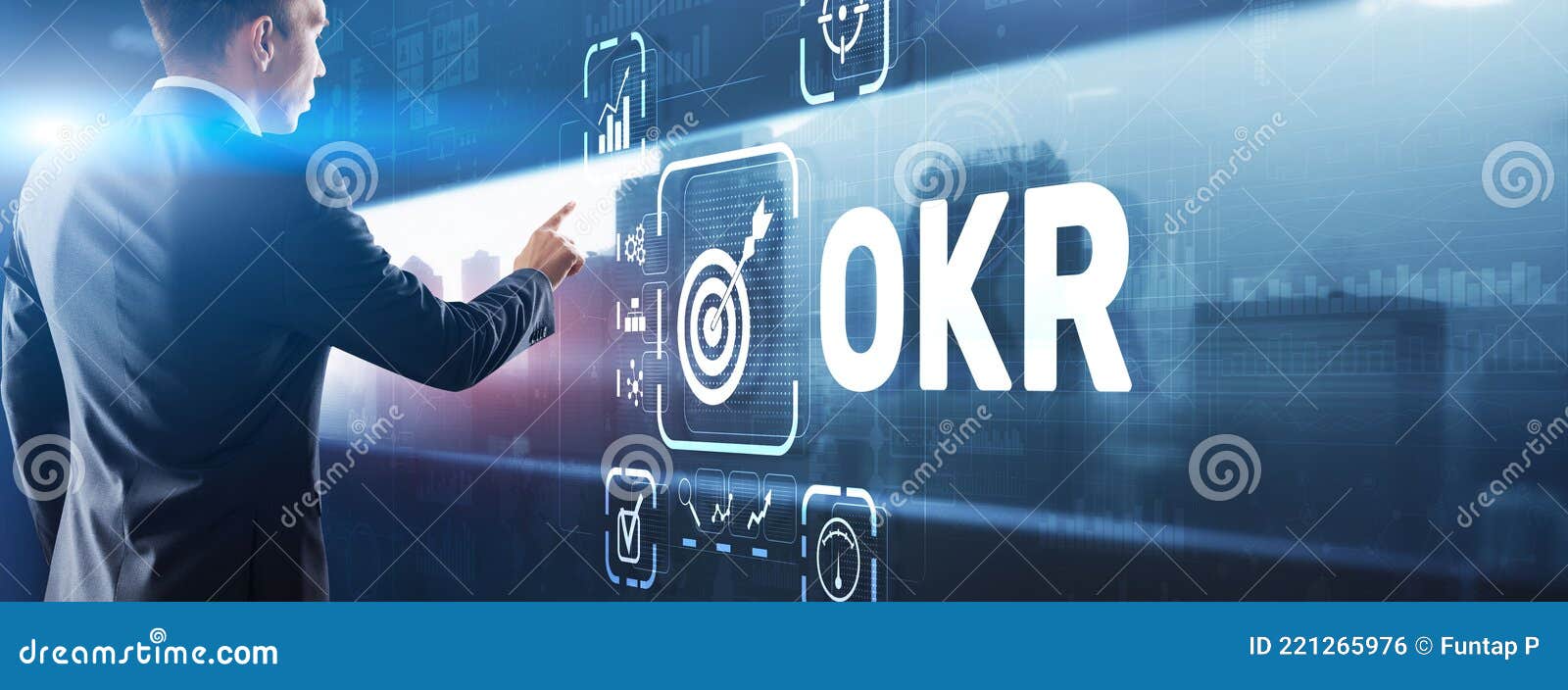 Objectives and Key Results OKR. Methods for Project Management Stock ...