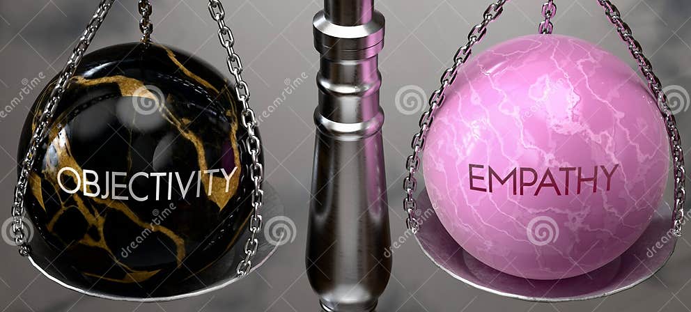 Objectivity or Empathy - Weighing Two Choices, Available Options Stock ...