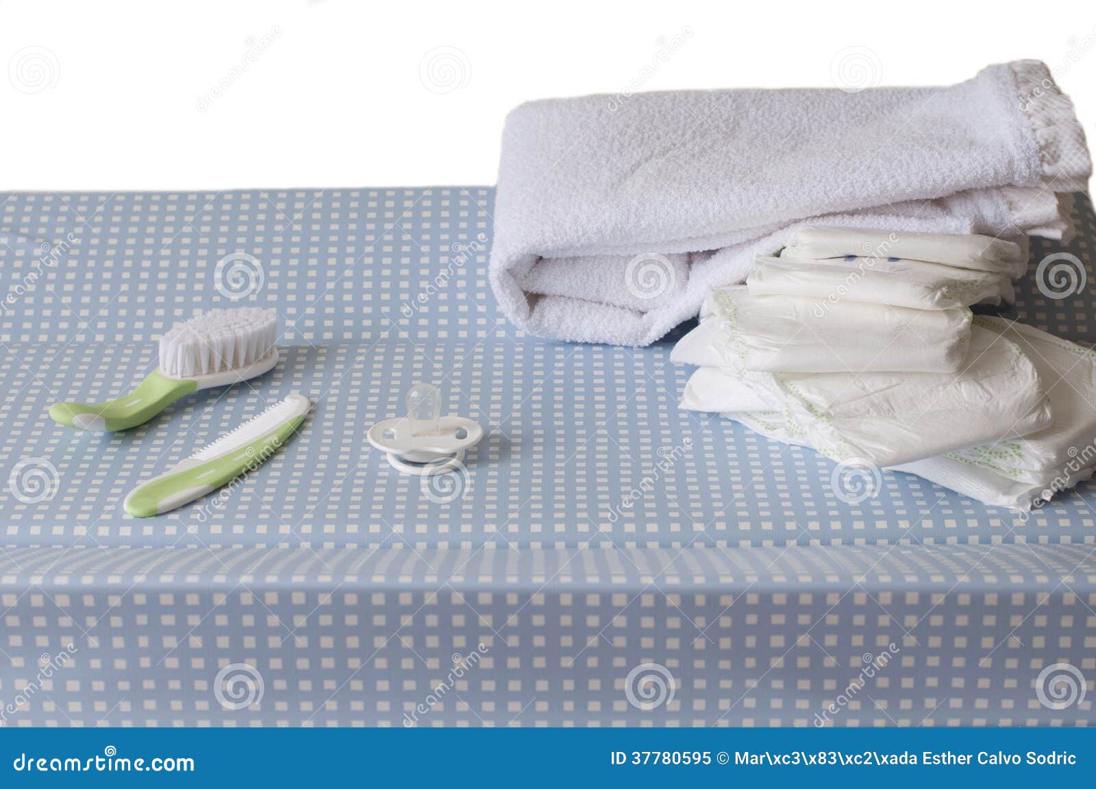 Objects for baby care stock image. Image of pacifier - 37780595