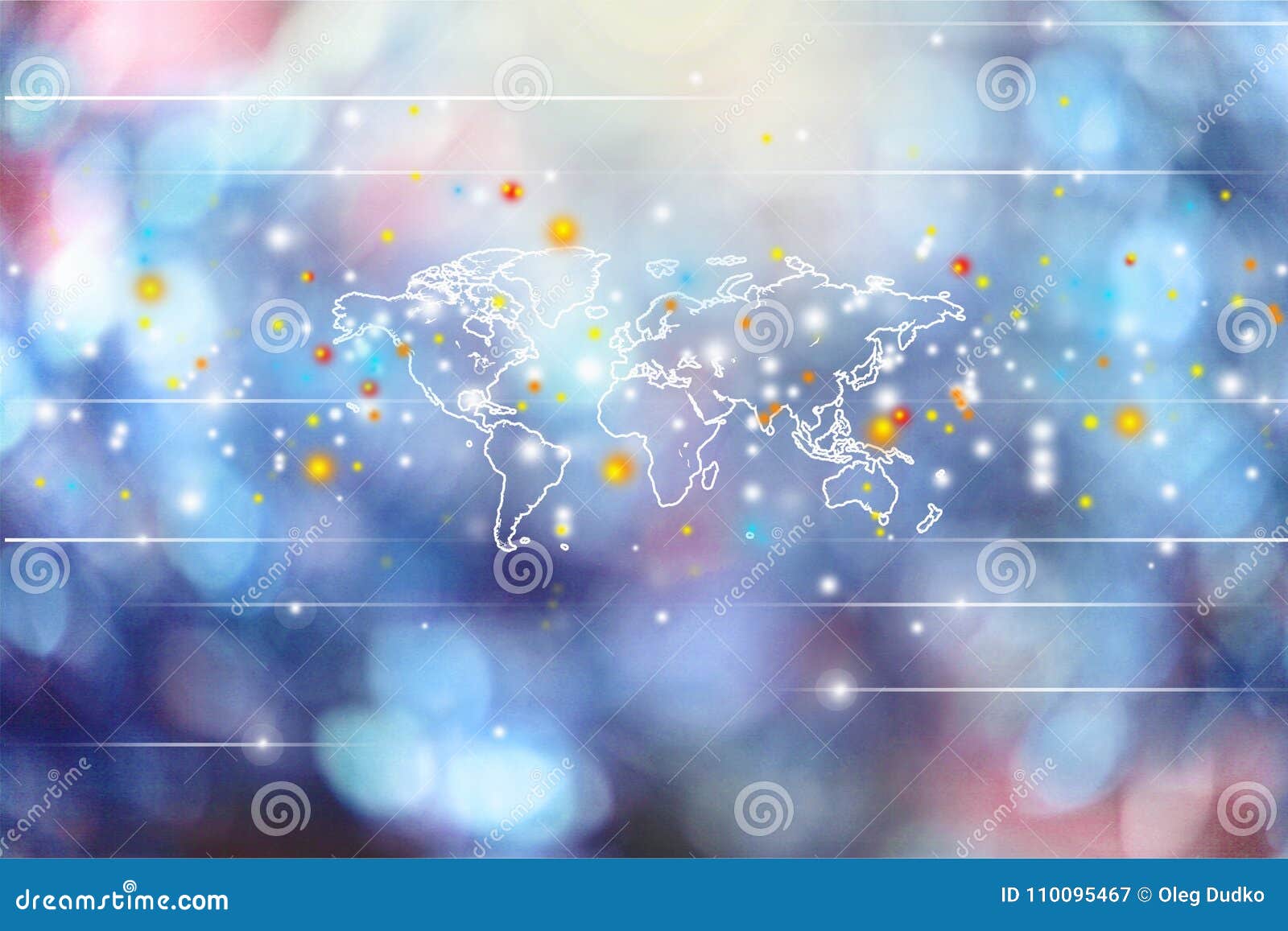 Close-up of Digital Signs with Map on Blurred Stock Image - Image of ...