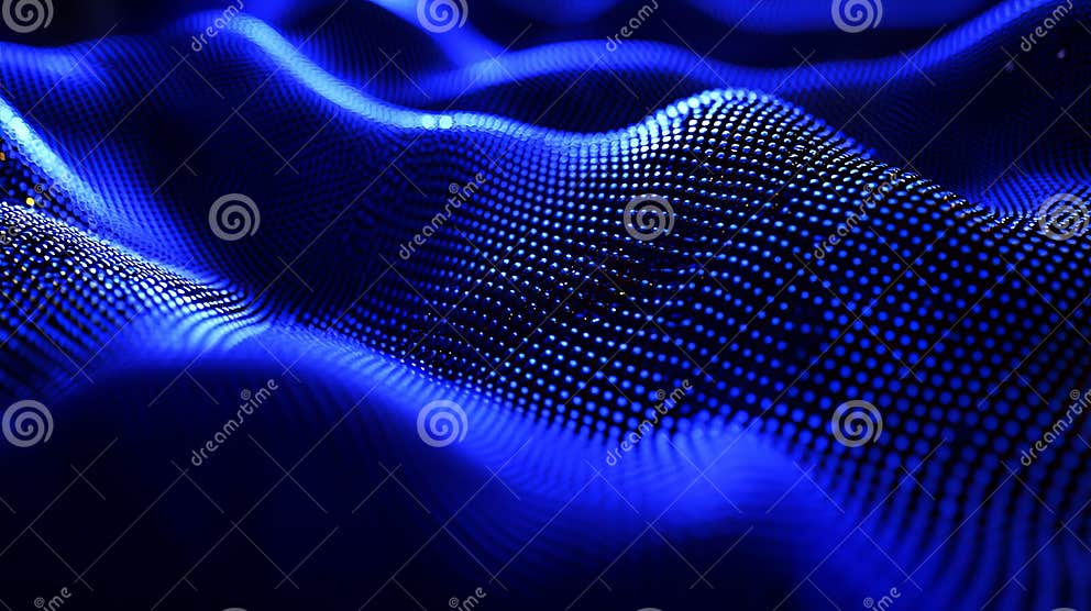 Objects with Blue Light Digital Effect Corporate Background, Technology ...