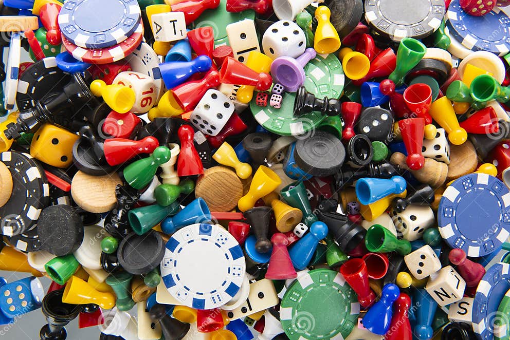 Objects for board games stock image. Image of competition - 344457629