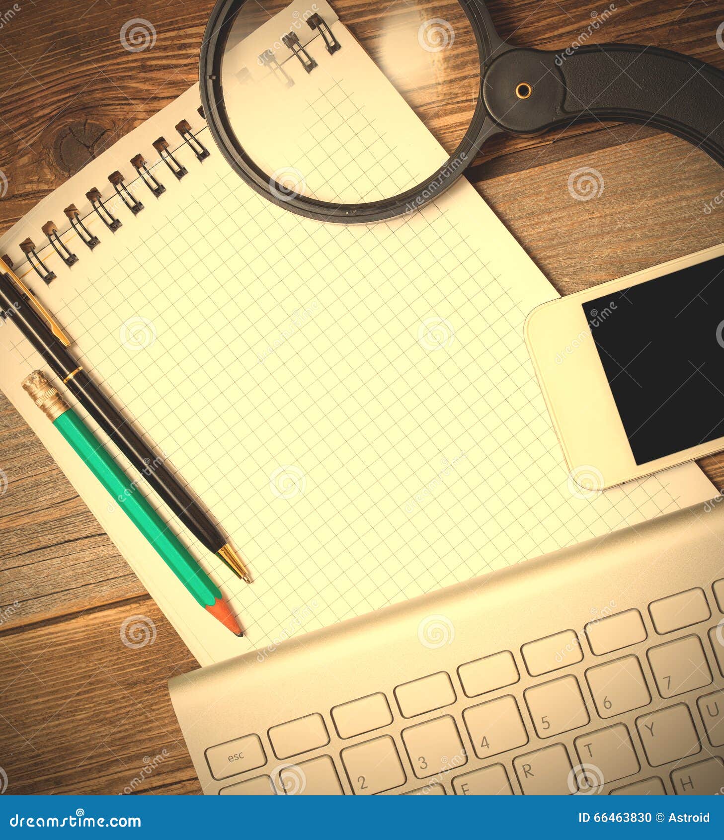 Objects for Finding and Recording Information in Web. Stock Photo ...