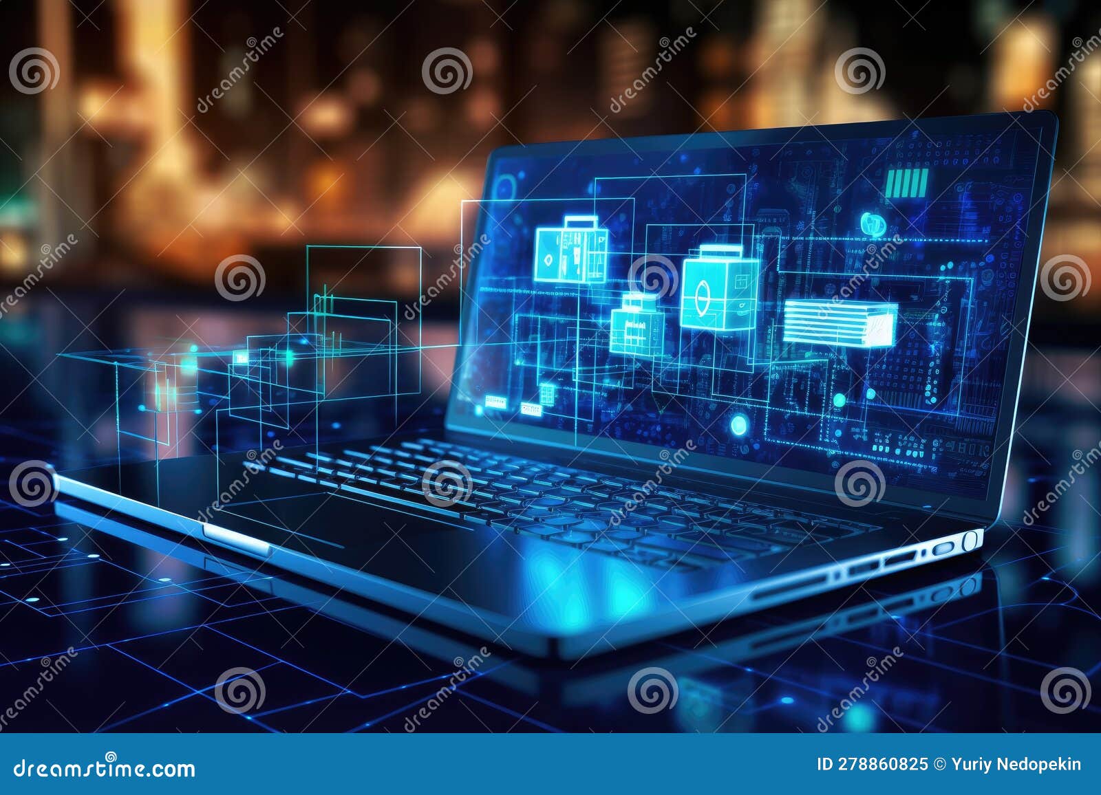 Objects on a Laptop Screen Magically Transforming into Tangible Items ...