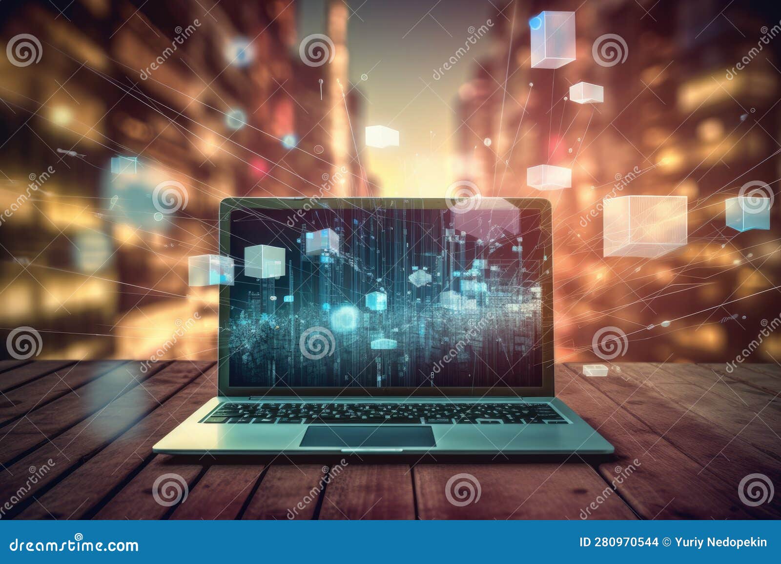 Objects on a Laptop Screen Magically Transforming into Tangible Items ...