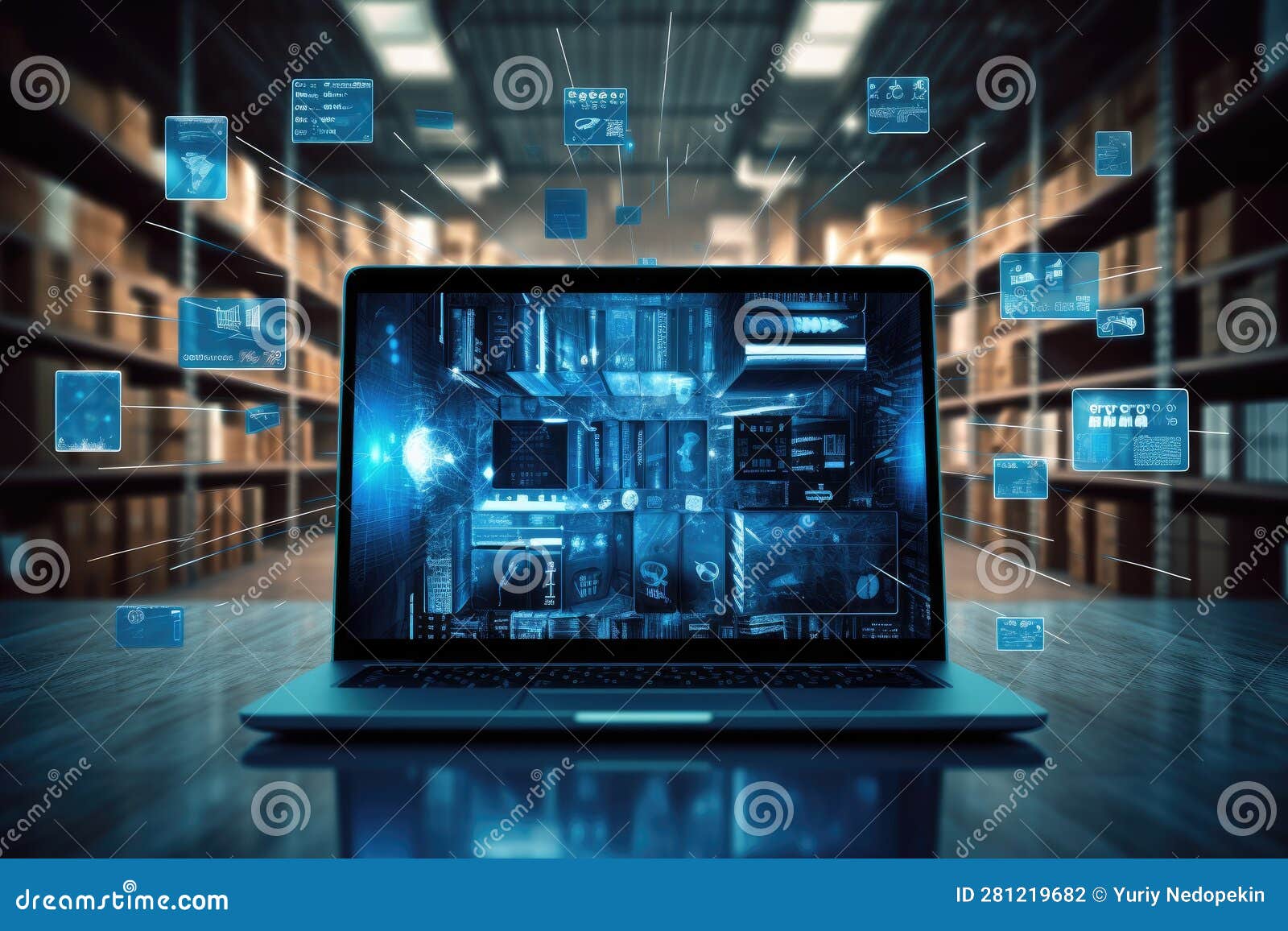 Objects on a Laptop Screen Magically Transforming into Tangible Items ...