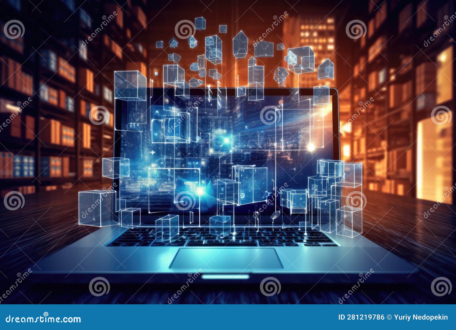 Objects on a Laptop Screen Magically Transforming into Tangible Items ...