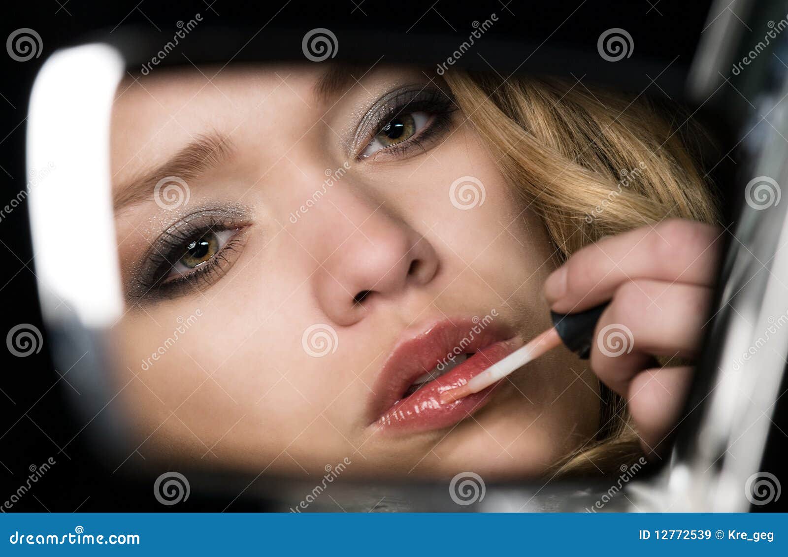 Objects in the Mirror are Closer Than they Appear Stock Image - Image ...