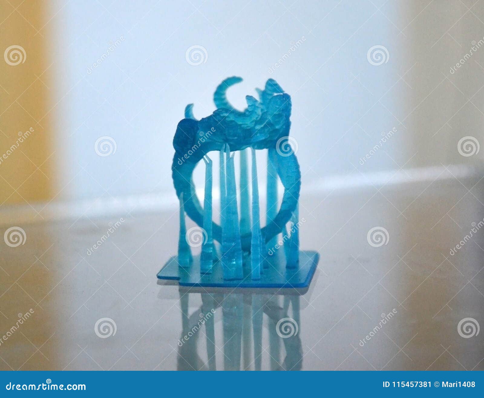 Objects Photopolymer Printed on a 3d Printer. Stock Image - Image of ...
