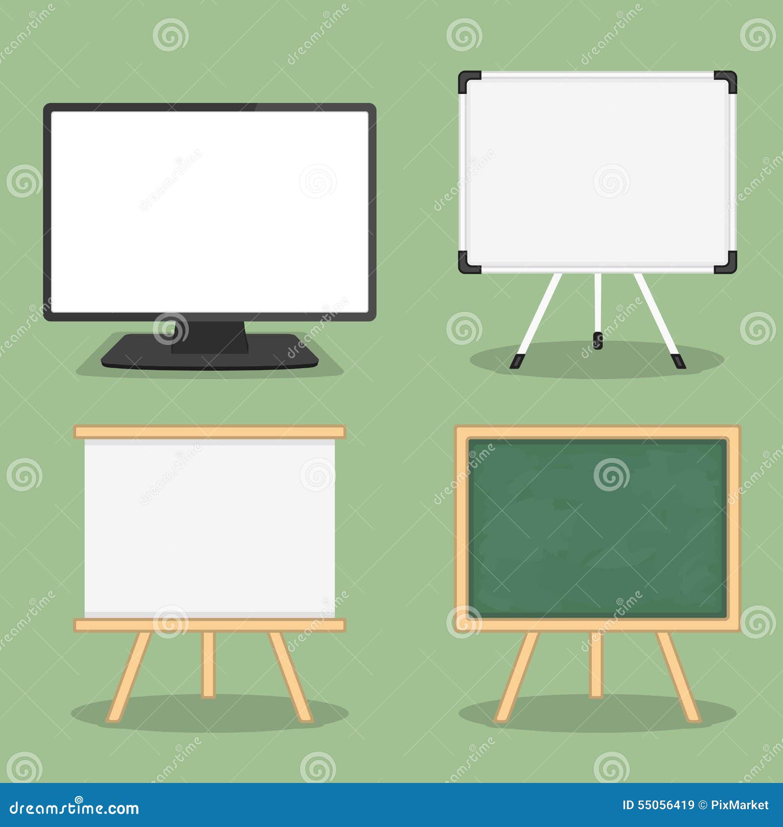 Objects for Presentation stock vector. Illustration of highschool ...