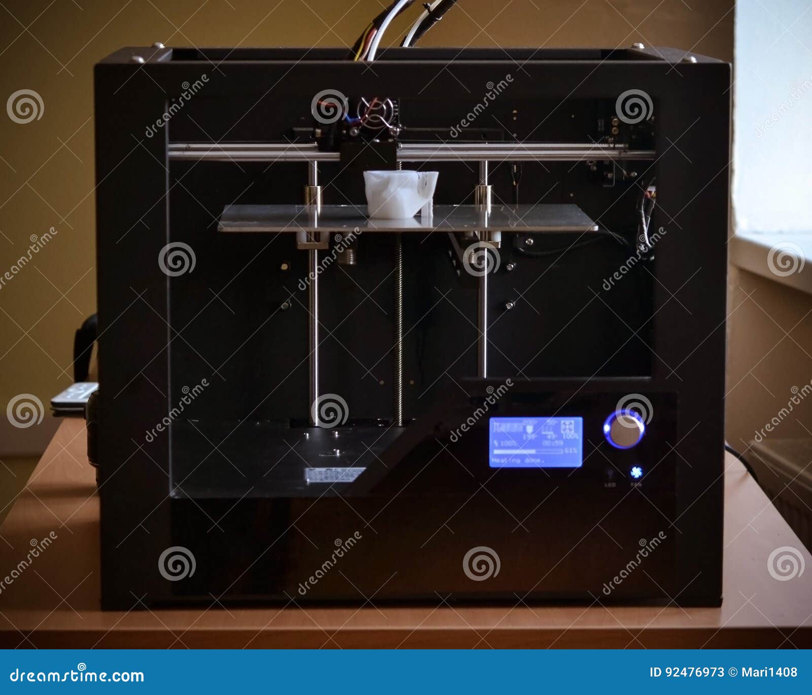 Objects Printed by 3d Printer. Stock Image - Image of object, print ...