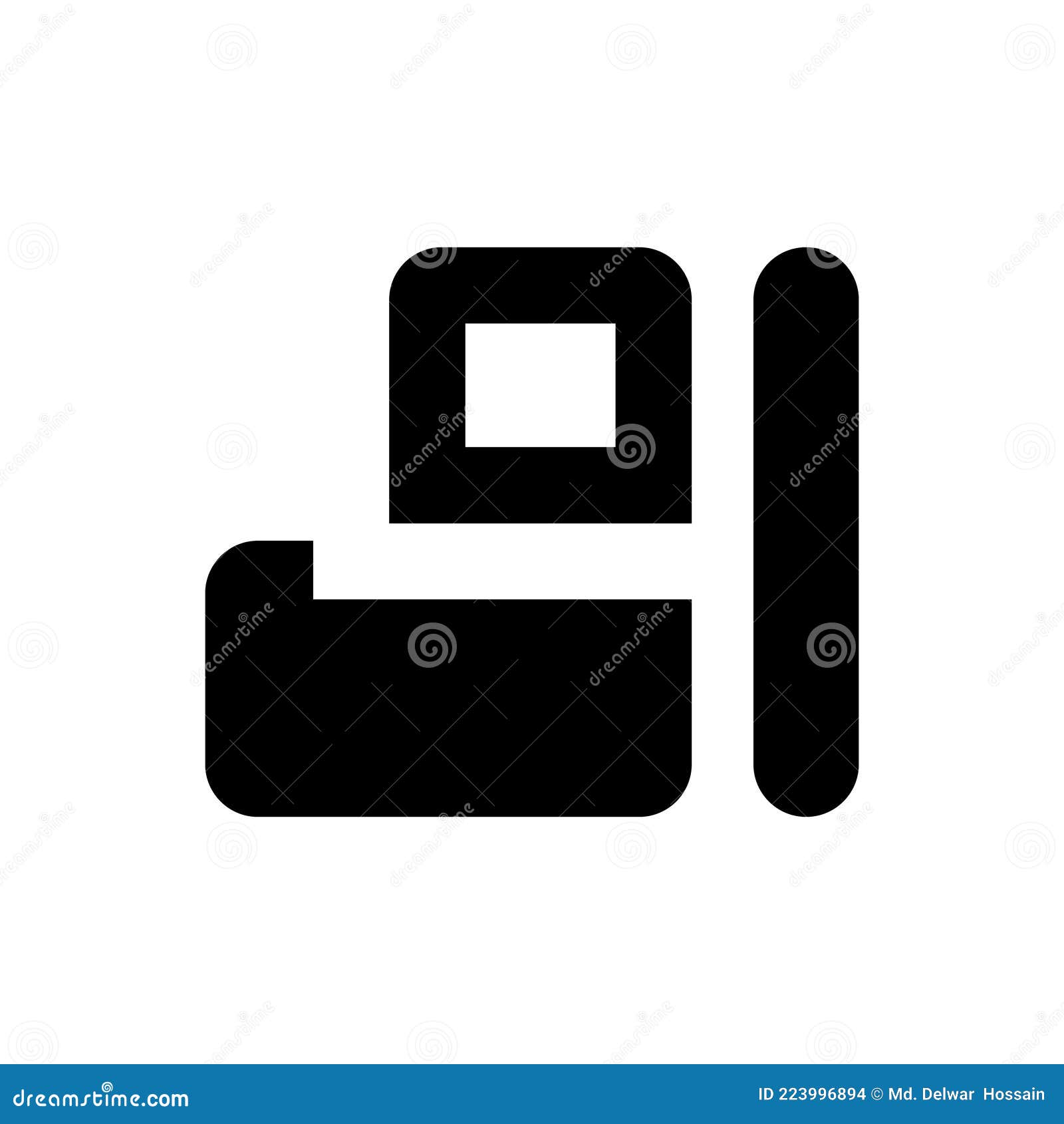 Objects right align icon stock vector. Illustration of align - 223996894