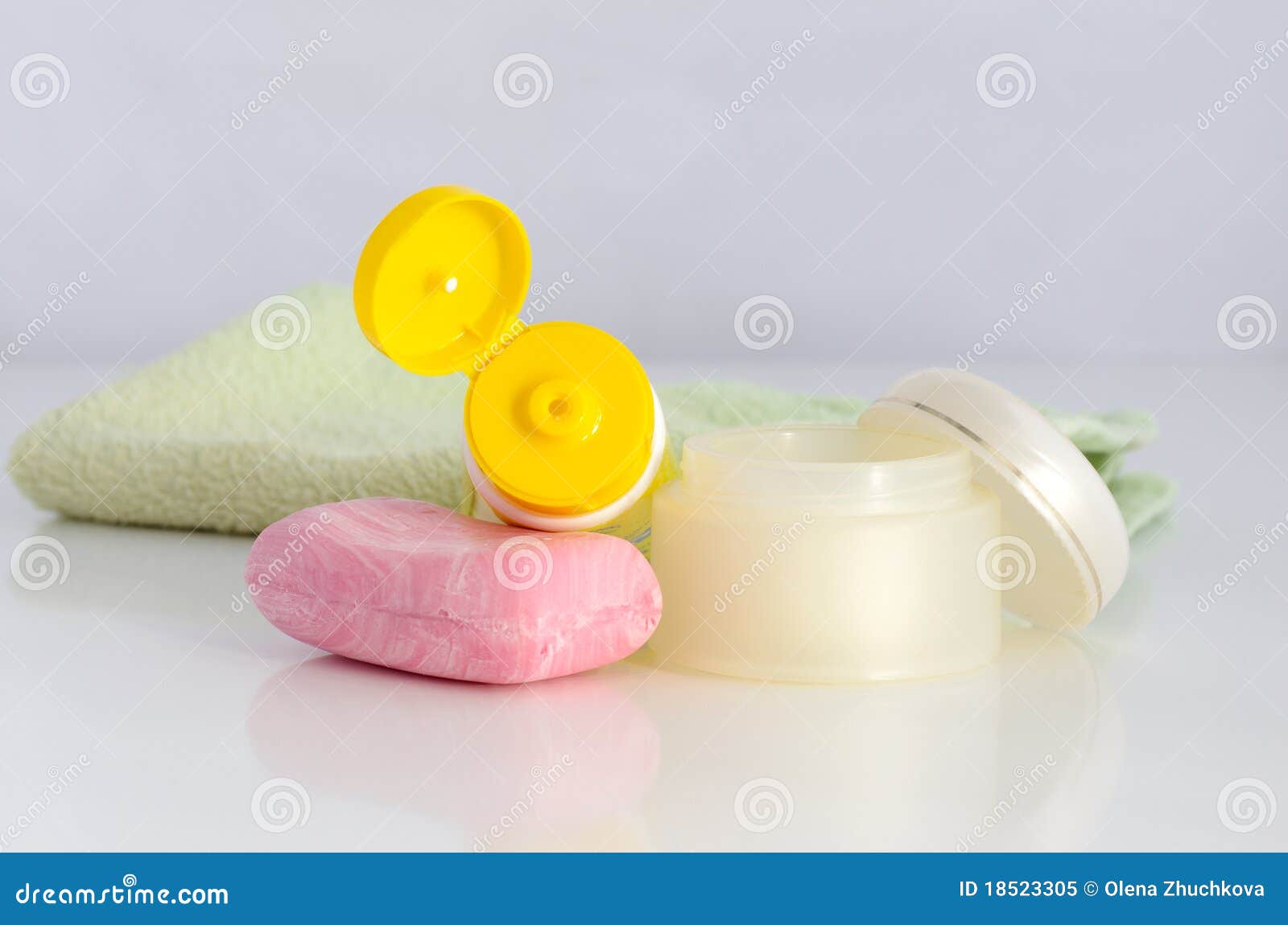 Objects for skin care stock image. Image of nature, green - 18523305