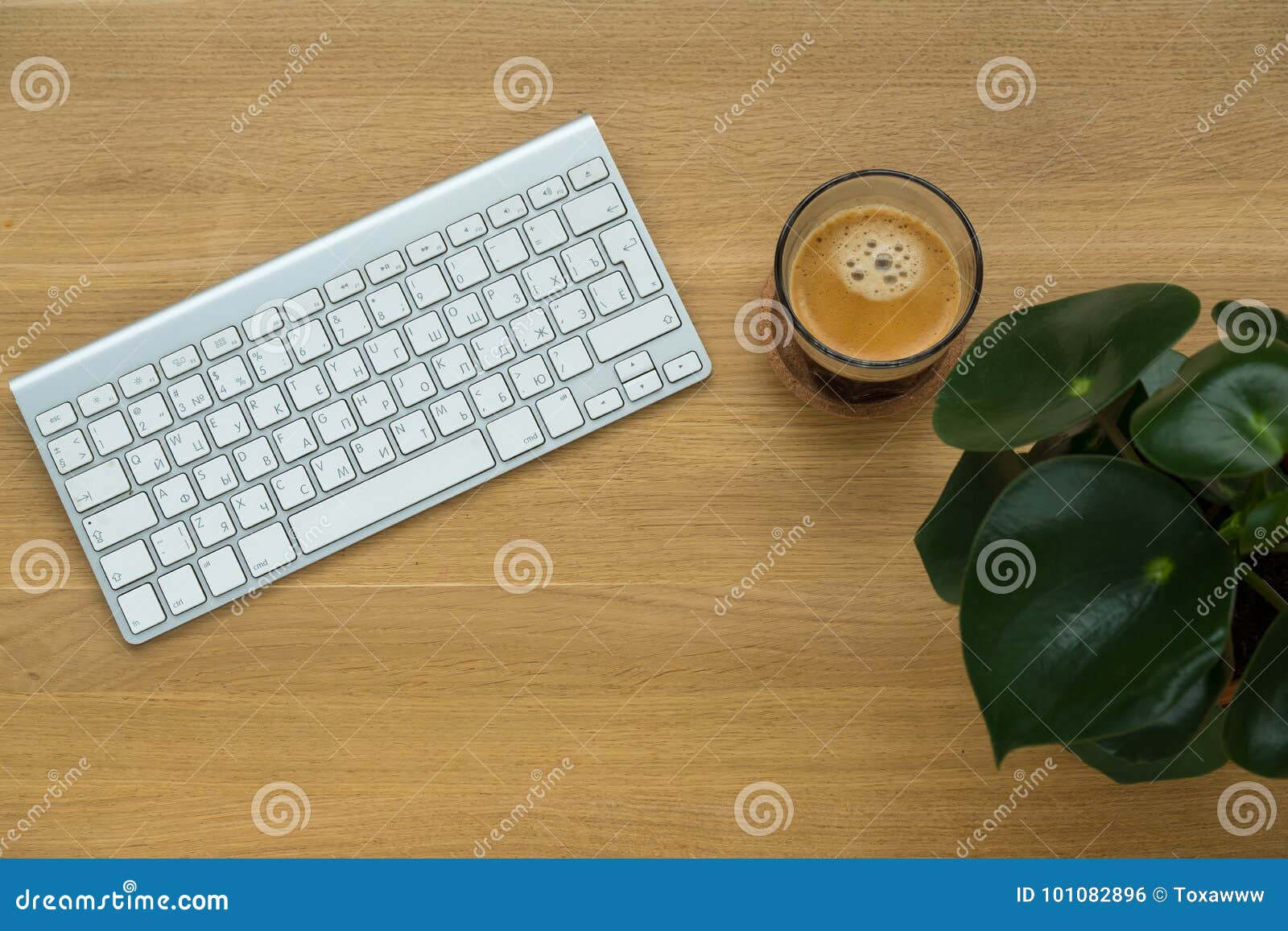 Objects on the Table, Top View. Stock Photo - Image of design, modern ...