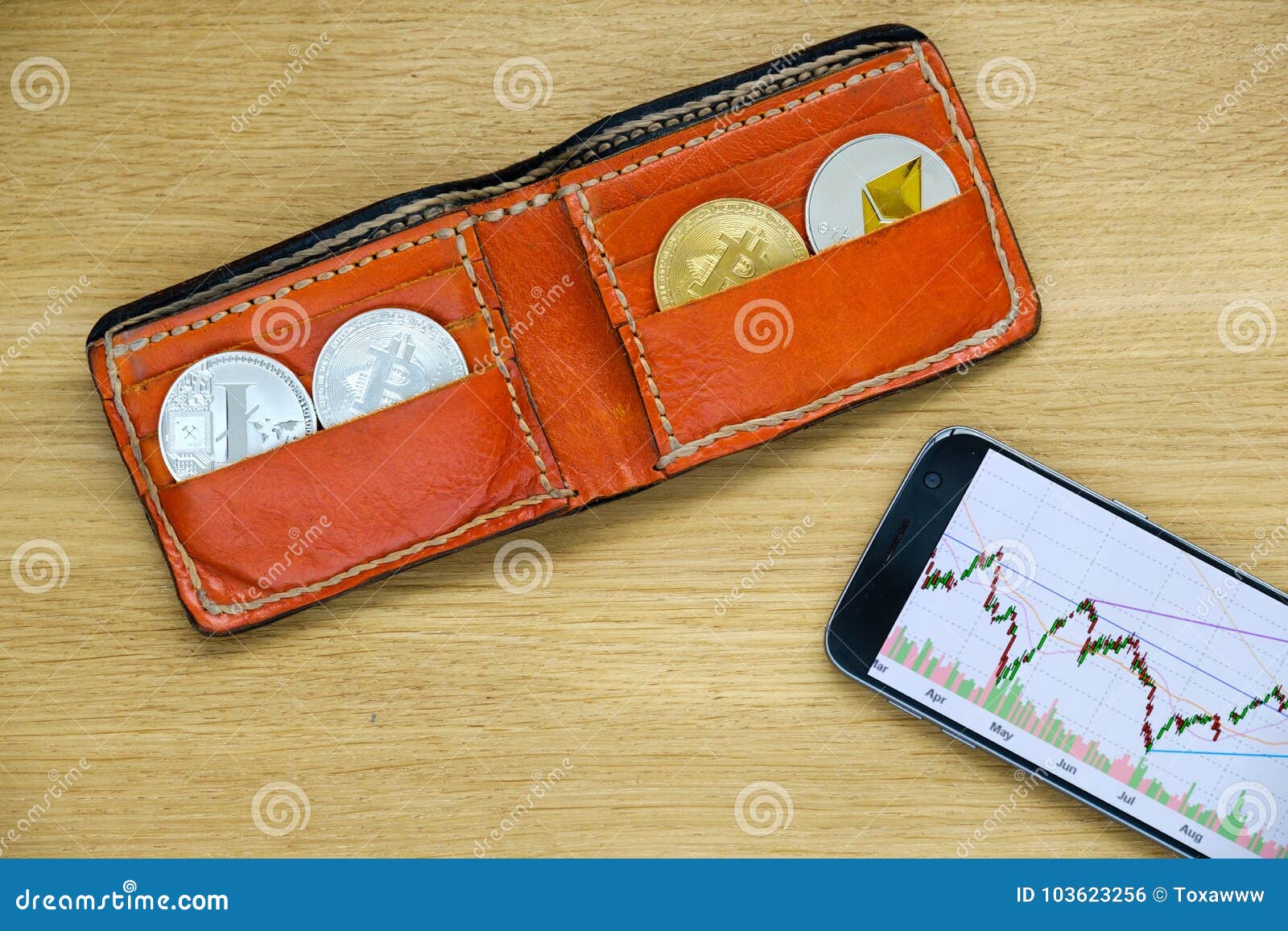 Objects on the Table, Top View. Stock Photo - Image of table ...