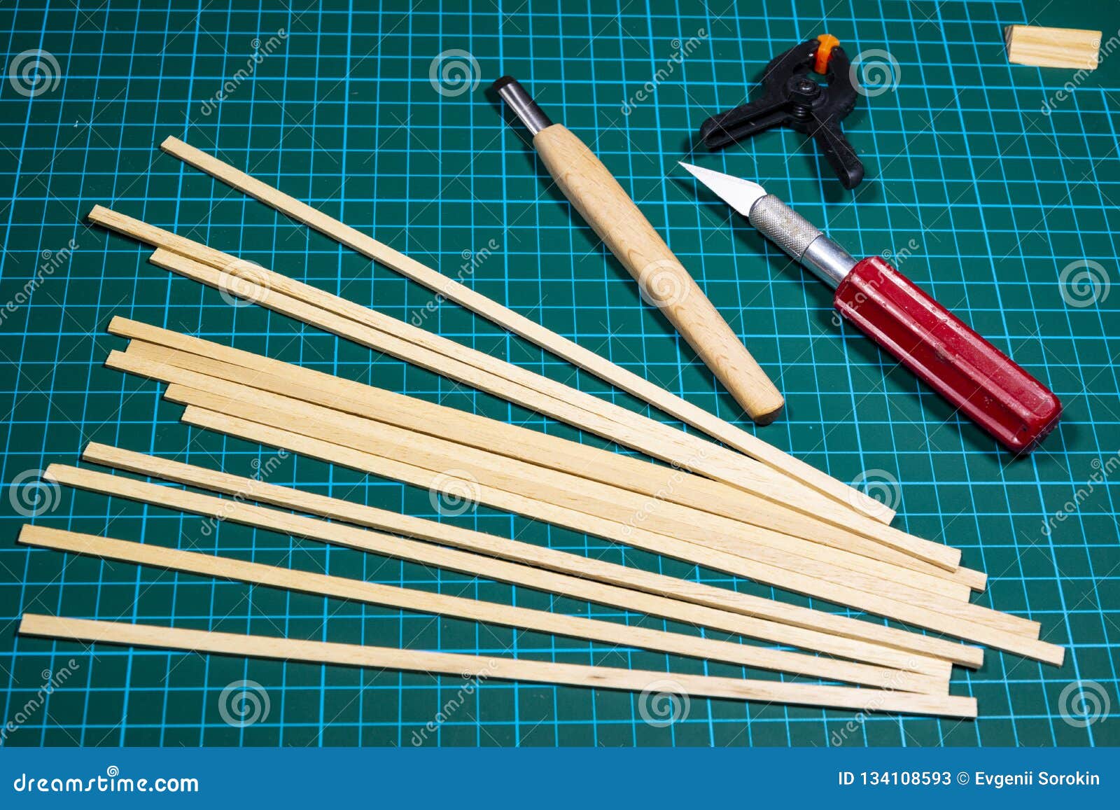 Objects and Tools for Ship Modeling Stock Image - Image of large, ship ...