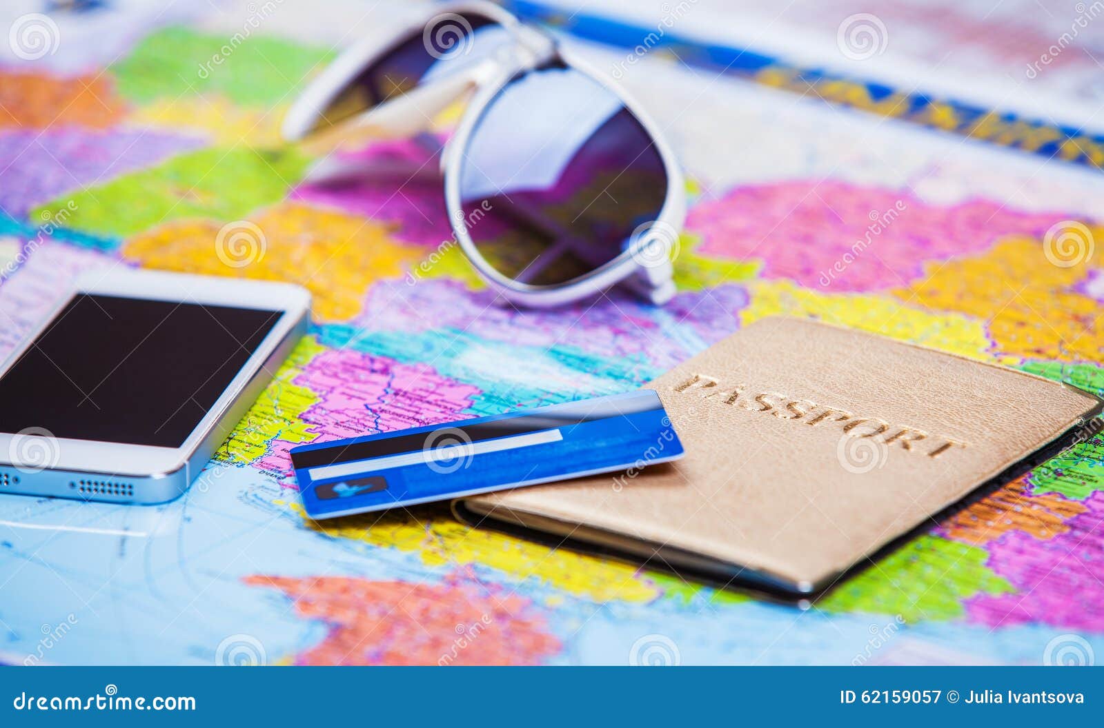 Objects for travel stock image. Image of planning, vacation - 62159057