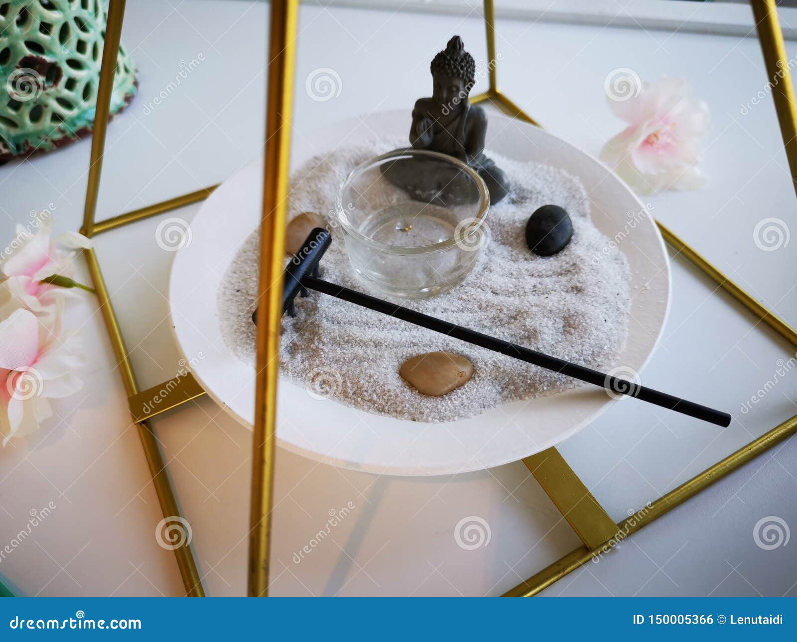 Objects Used at Serving Japanese Tea and Prayer Stock Photo - Image of ...
