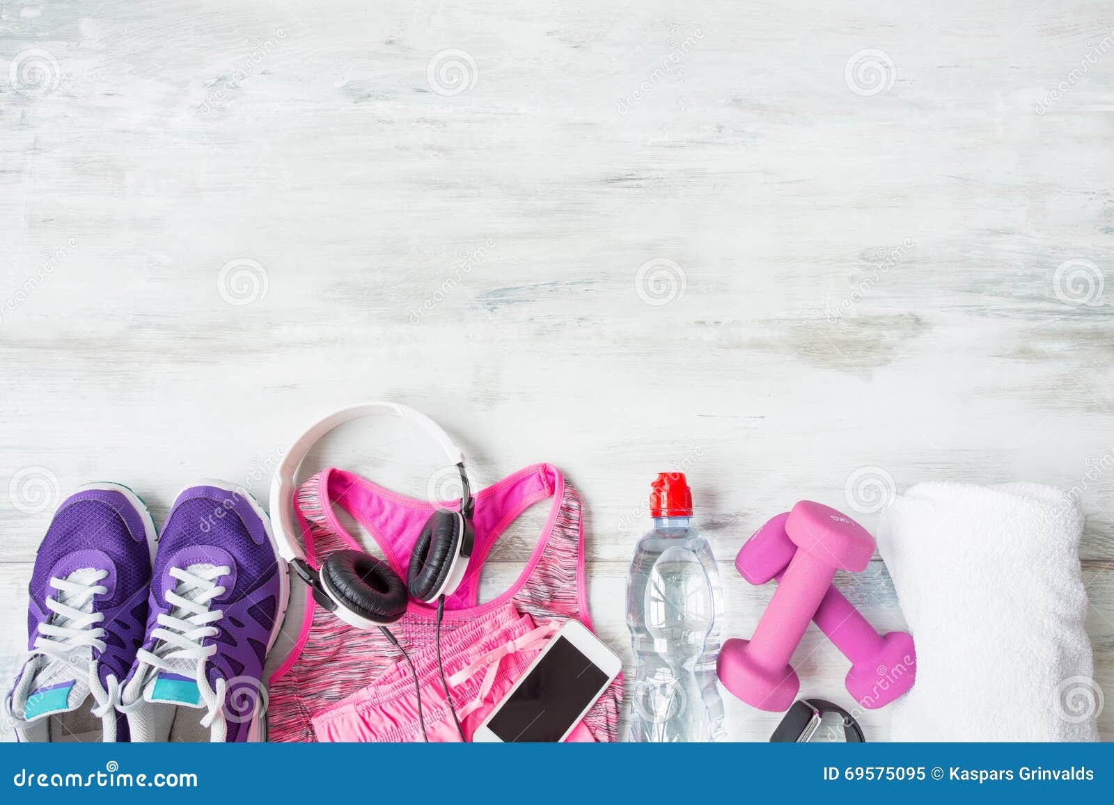 Objects for workout stock image. Image of water, view - 69575095
