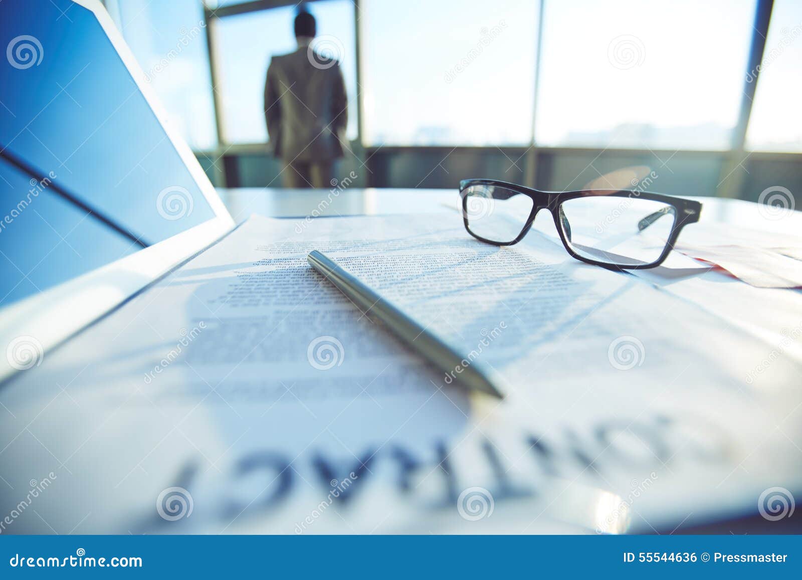 Objects on workplace stock photo. Image of document, business - 55544636