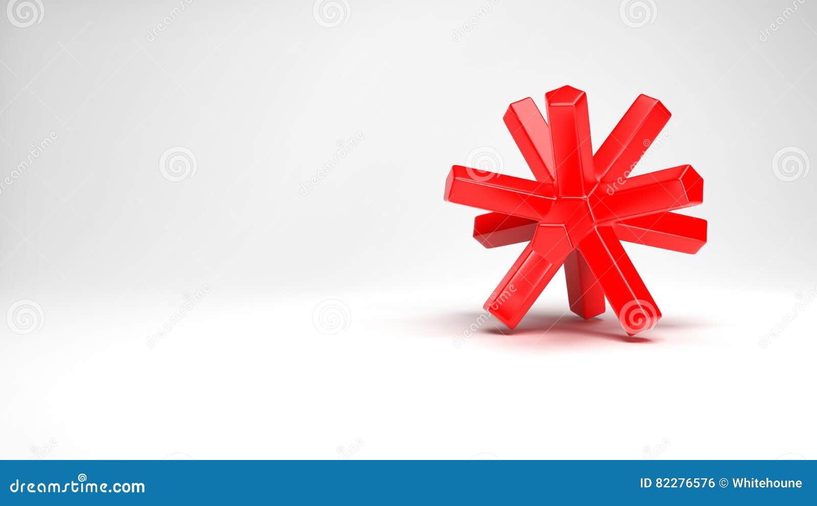 Objet en plastique rouge illustration stock. Illustration du structure ...