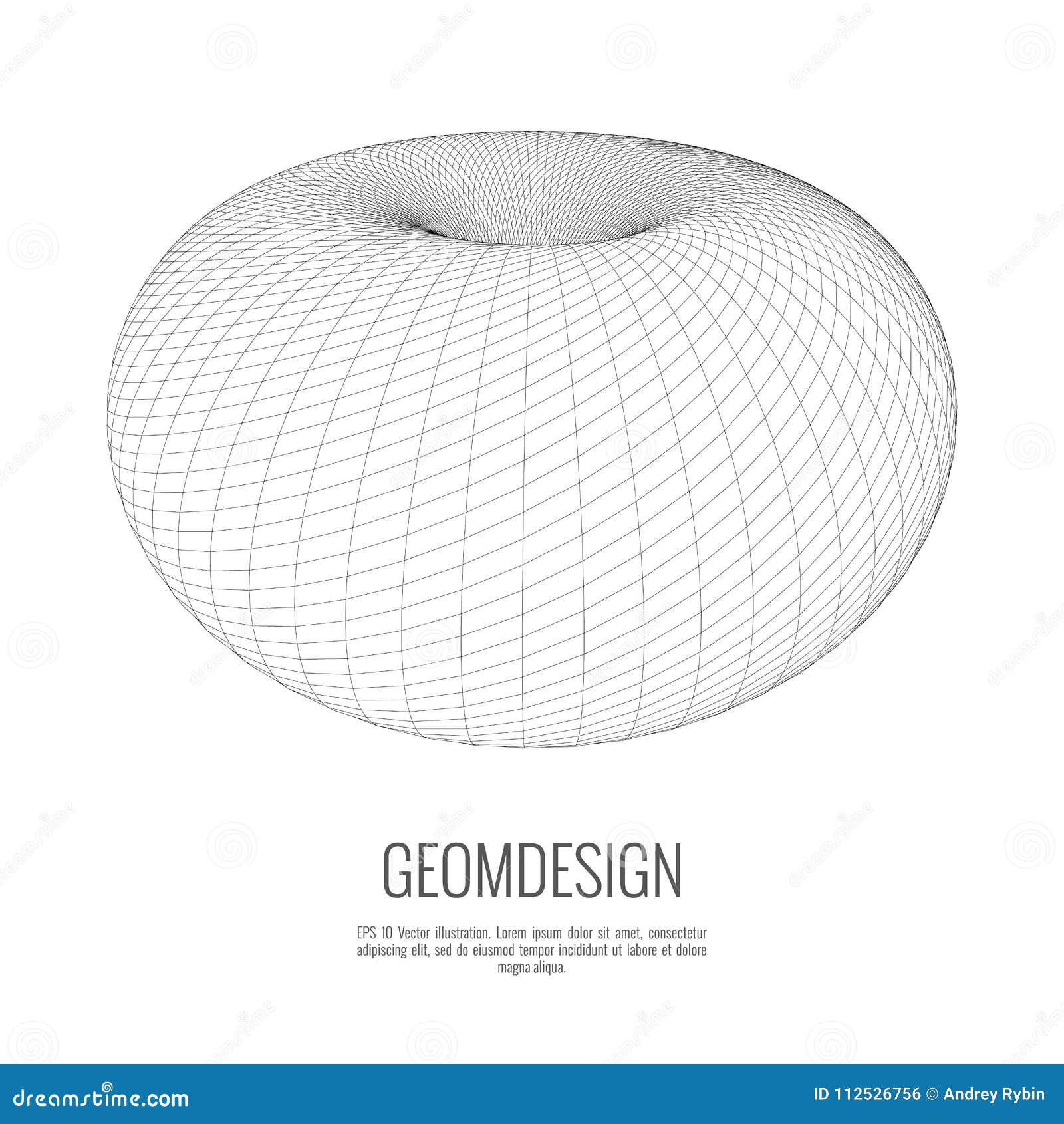Objeto do vetor 3d ilustração do vetor. Ilustração de projeto - 112526756