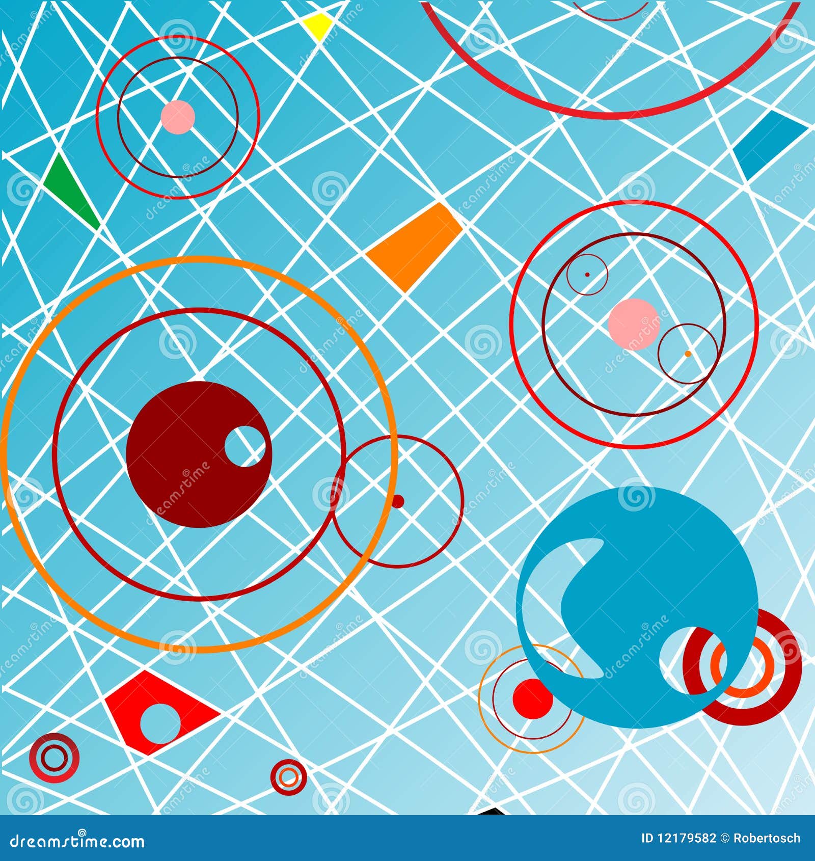 Objetos abstractos ilustración del vector. Ilustración de generado ...