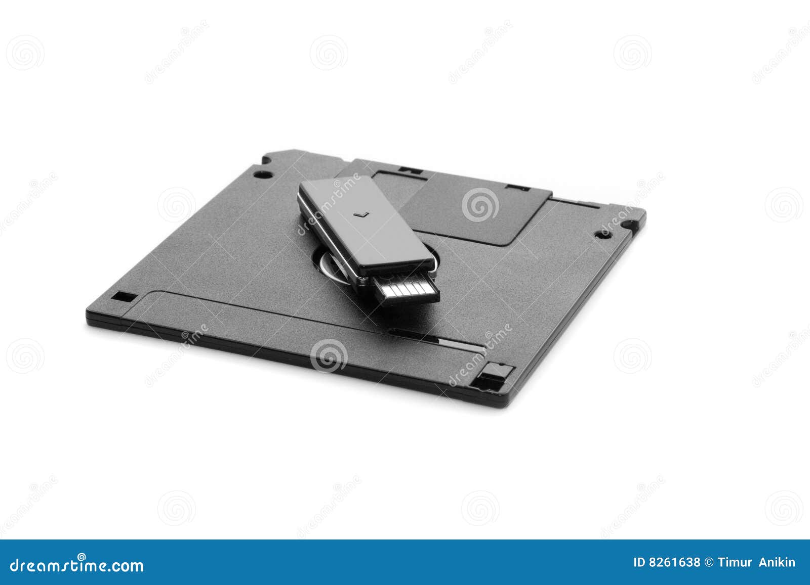 Objetos Antiquados E Modernos Da Tecnologia Foto de Stock - Imagem de ...