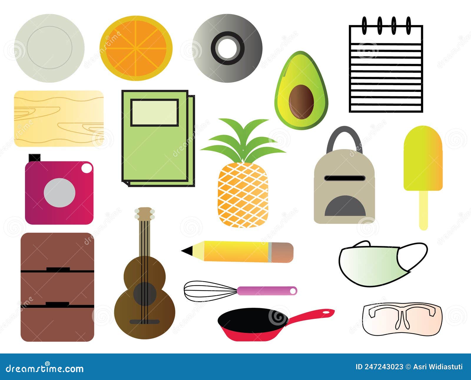 Objetos Stock De Ilustración Ilustración De Color Concepto 247243023