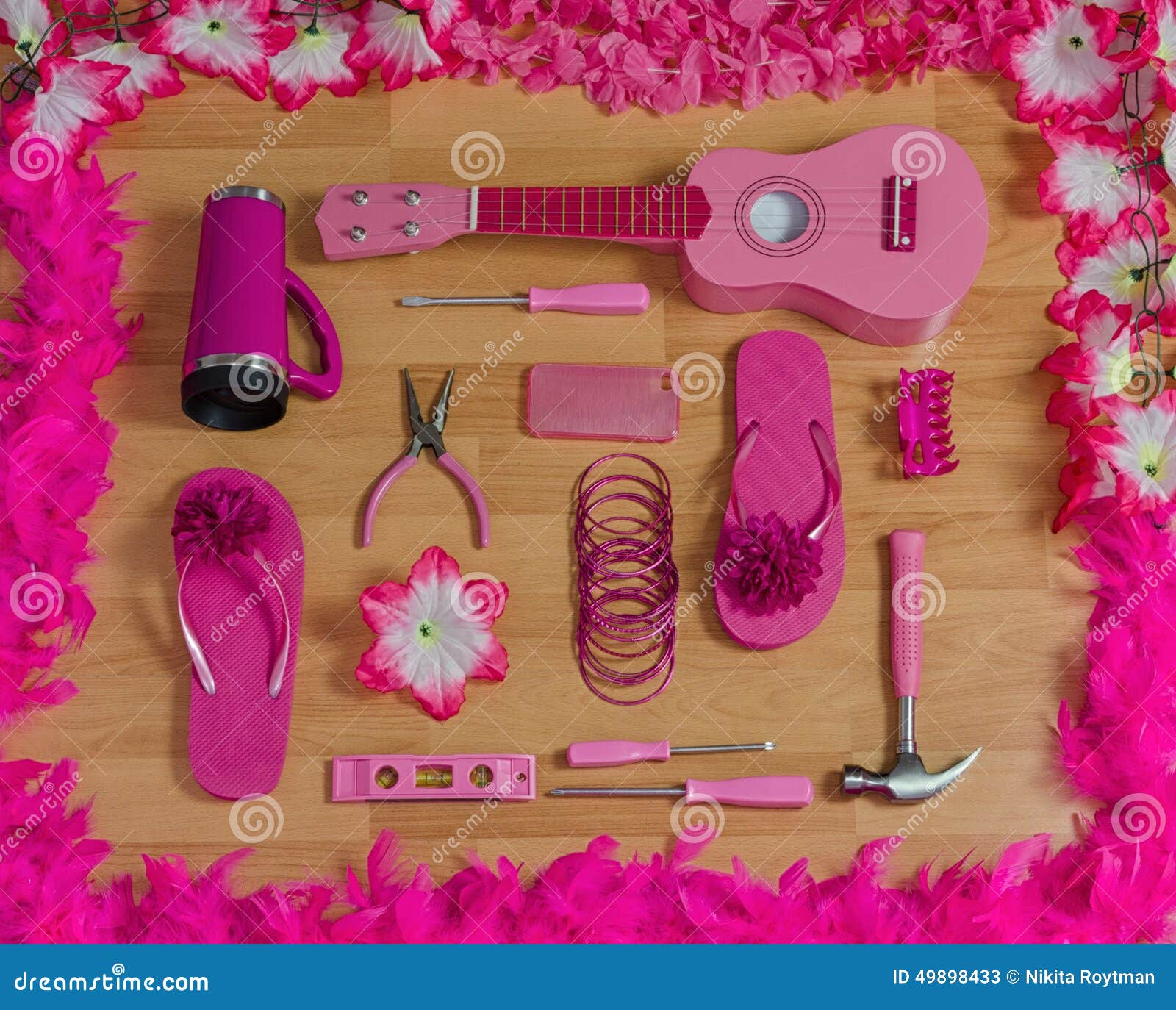 Objetos rosados imagen de archivo. Imagen de color, inusual - 49898433