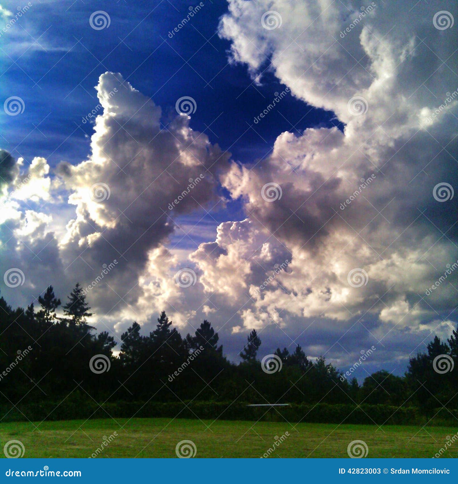 Oblaci stock image. Image of croatia, lici, lika, oblaci - 42823003