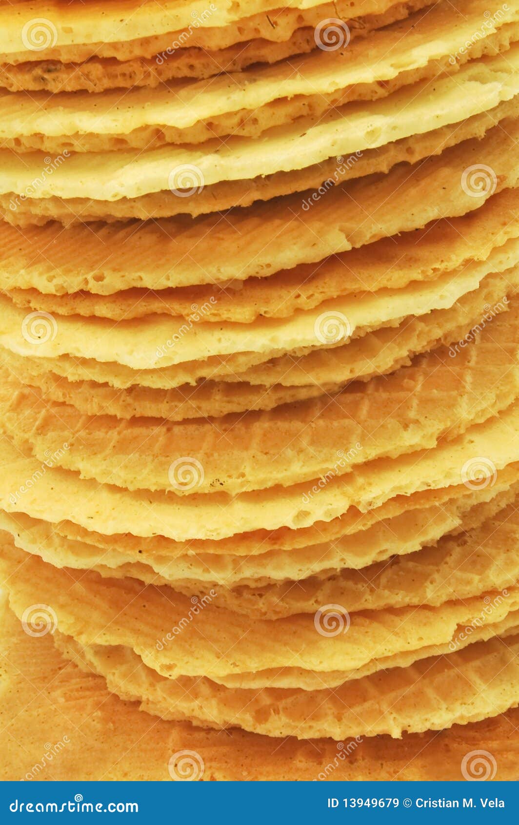 Obleas imagen de archivo. Imagen de postre, delicadeza - 13949679