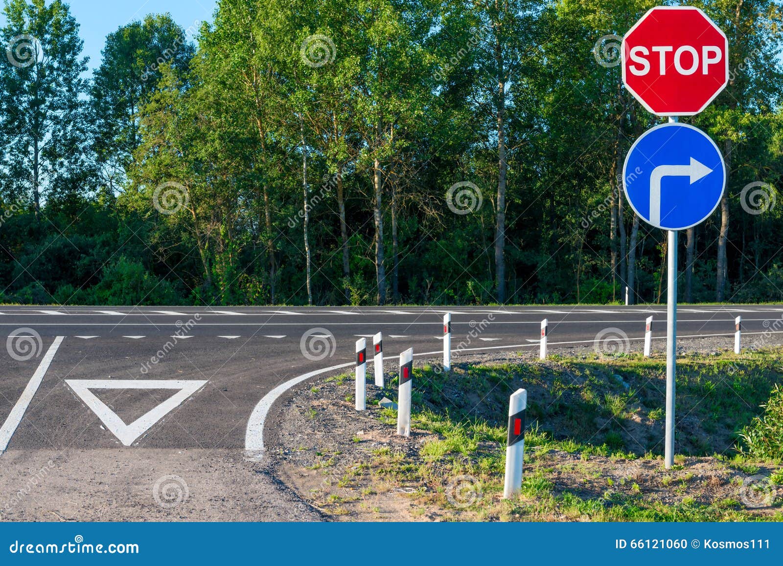 Highway Intersection Sign