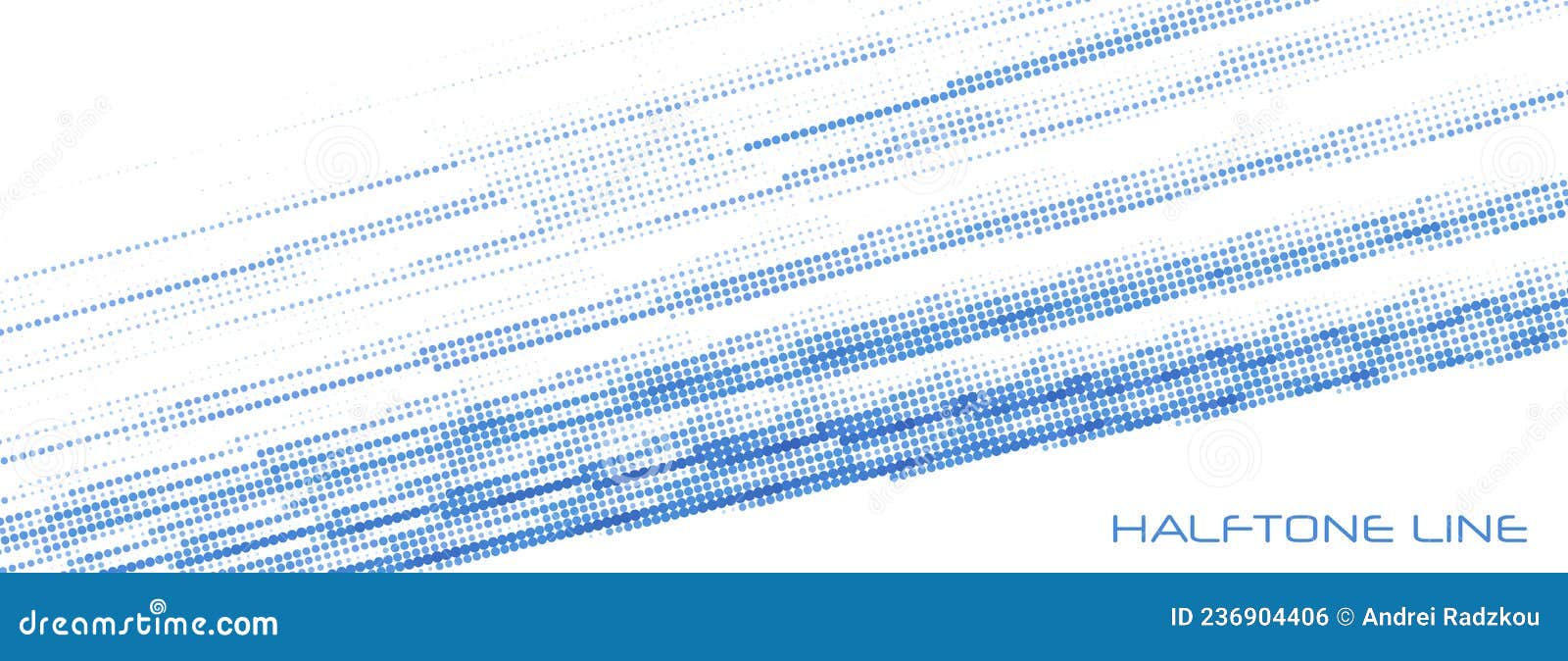 Oblique Light Blue Halftone Line. Wide Vector Pattern Stock Vector ...