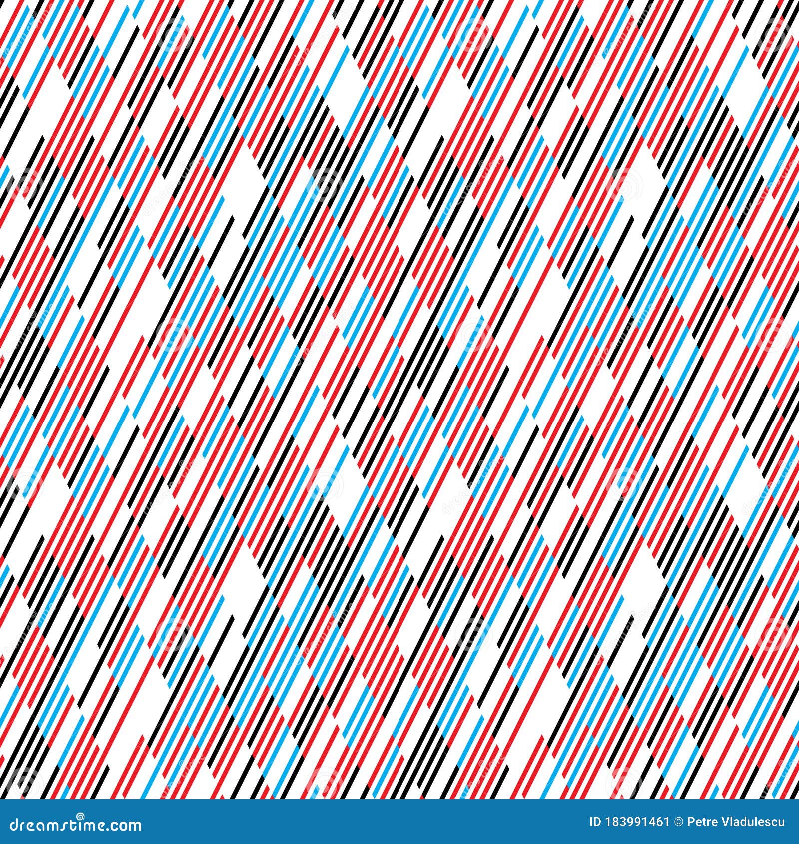 Oblique Pattern with Colored Lines, Modern Stylish Image. Stock Vector ...